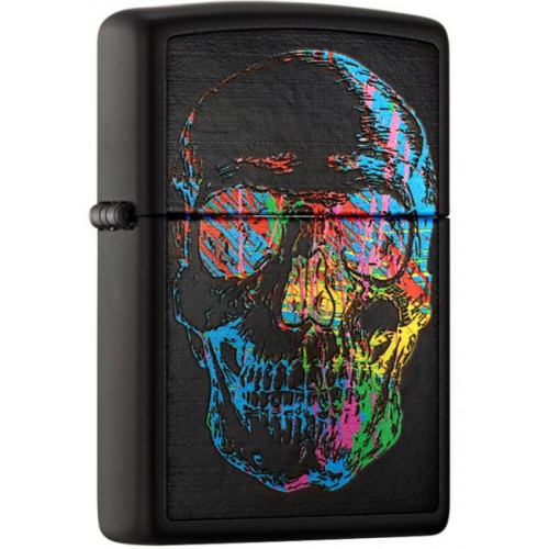 Zippo 彩色骷髏火機 (28042)